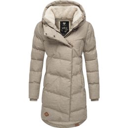 Wintermantel Ragwear "Wintermantel Pavla", Damen, Gr. XS, grau (taupe24), Obermaterial: 100% Polyester PES. Obermaterial: Futter: 100% Polyester PES. 100% Polyester PES., M&auml;ntel Wintermantel