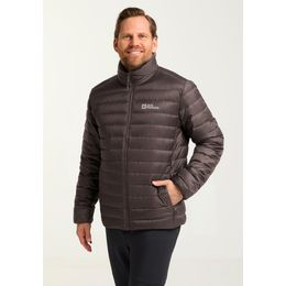 Daunenjacke Jack Wolfskin "PILVI DOWN JKT M RDS", Herren, Gr. L (52), peat, Obermaterial: 100% Polyester. Futter: 100% Polyester. F&uuml;llung: 90% Entendaune, 10% sonstige Fasern, Jacken Daunenjacke