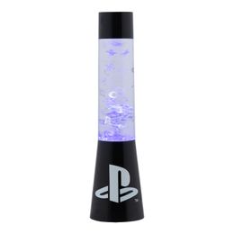 Paladone LED Dekolicht "Playstation Kunststoff Lavalampe / Glitzerlampe", schwarz, H: 33cm, Leuchten, LED Dekolicht