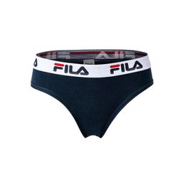 Slip Fila "Slip 1er Pack", Damen, Gr. XL, blau (marineblau), Obermaterial: 95% Baumwolle CO. 5% Elasthan EL., Unterhosen Slip