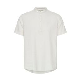 Kurzarmshirt 11 Project "Kurzarmhemd PROcho", Herren, Gr. XL, wei&szlig; (sanftes wei&szlig;), Obermaterial: 58% Leinen LI. 42% Viskose CV., Hemden Kurzarmshirt