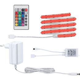 Paulmann LED-Streifen "SimpLED Full-Line COB Basisset 12W RGB", wei&szlig;, Dioden 1.260 Stk. Flammen 1 Stk., Gesamtl&auml;nge 1,5m, Lichterketten, LED-Streifen