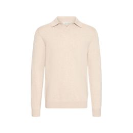 Longsleeve Casual Friday "Strickpullover CFBells", Herren, Gr. L, beige (summer sand melange), Obermaterial: 50% Baumwolle CO. 50% Lyocell CLY., Shirts Longsleeve