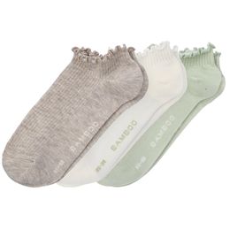 Gina Benotti 3 Paar Damen Sneaker-Socken mit Viskose