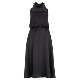 Cocktailkleid Vera Mont "Cocktailkleid mit Stehkragen", Damen, Gr. 38, EURO, schwarz, 98% Polyester PES. 2% Elasthan EL., Kleider Cocktailkleid