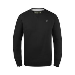 !Solid Longpullover SOLID "Sweatshirt SDBenn", Herren, Gr. M, schwarz, Obermaterial: 50% Baumwolle CO. 50% Polyester PES., Sweatshirts Longpullover