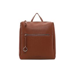 Rucksack SURI FREY "Rucksack SFY Debby", Damen, Gr. B/H/T: 30cm x 37cm x 12cm, braun (cognac 700), Obermaterial: 70% PVC PVC. 30% Polyurethan PU., Rucks&auml;cke Rucksack