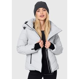Winterjacke Marikoo "Marikoo Samuiaa Damen Steppjacke B986", Damen, Gr. L, grau (light grau), Obermaterial: 100% Polyester PES., Jacken Winterjacke