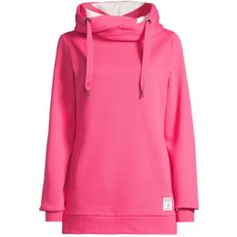 Kapuzenpullover SALZHAUT "Hoodie NOBERSCH", Damen, Gr. XS, pink, Obermaterial: 80% Baumwolle CO. 20% Polyester PES., Pullover Kapuzenpullover