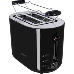 Exquisit Toaster "TA 6103 swi", schwarz, B:27,2cm H:18,9cm T:15,6cm, Toaster, Toaster