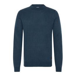 !Solid Strickfleece-Pullover SOLID "Strickpullover SDBABAK", Herren, Gr. S, blau (insignia blau), Obermaterial: 100% Polyacryl PAN., Pullover Strickfleece-Pullover