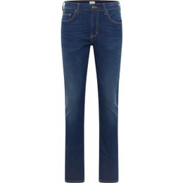 Skinny-fit-Jeans Mustang "Herren Style Frisco Skinny", Herren, Gr. 32, L&auml;nge 34, blau (803 dunkelblau), Denim/Jeans, 98% Baumwolle, 2% Elasthan, unifarben, skinny fit, Jeans Skinny-fit-Jeans