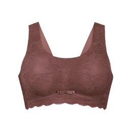 Bralette Anita "Bralette Essentials Lace", Damen, Gr. XS, N-Gr, rot (berry), Obermaterial: 61% Polyamid PA. 39% Elasthan EL., BHs Bralette