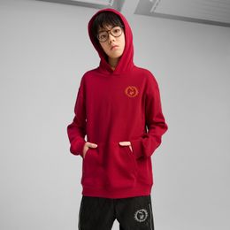 Kapuzensweatshirt Puma "X HARRY POTTER RELAXED GRAPHIC HOODIE TR", Jungen, Gr. 152, schwarz crimson, Sweatware, Obermaterial: 100% Baumwolle, bedruckt, relaxed fit normal, angesetztes B&uuml;ndchen, Sweatshirts Kapuzensweatshirt, mit K&auml;ngurutasche, mit gerippten B&uuml;ndchen und Saum