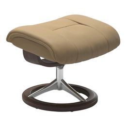 Fu&szlig;hocker stressless "Mayfair", beige (sand paloma), B:55cm H:41cm T:39cm, Leder BATICK: BATICK ist ein leicht korrigiertes, durchgef&auml;rbtes und genarbtes M&ouml;belleder, bei dem die meisten Unebenheiten und Spuren in der Regel entfernt wurden.;Leder PALOMA: PALOMA ist ein durchgef&auml;rbtes Semianilin-M&ouml;belleder mit nat&uuml;rlicher Narbung.;ROHLEDER Stoff Q2 FARON: Ein fester zuverl&auml;ssiger Boucl&eacute; mit einem st