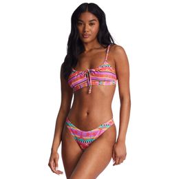 Bikini-Hose Billabong "Baja Rising Hike", Damen, Gr. XS, US-Gr&ouml;&szlig;en, rot (bright poppy), Obermaterial: 91% Microfaser, 9% Elasthan;, Badehosen Bikini-Hose