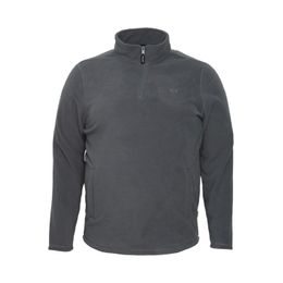 Fleecejacke Blend "Fleecejacke BHBFlint", Herren, Gr. 5XL, grau (iron gate), Obermaterial: 100% Polyester PES., Pullover Fleecejacke