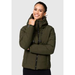 Winterjacke Marikoo "Marikoo Shimoaa XVI Damen Winter Steppjacke B977", Damen, Gr. S, gr&uuml;n (schwarz olive), Obermaterial: 100% Polyester PES., Jacken Winterjacke