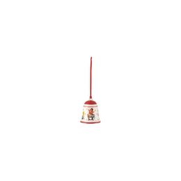 Villeroy & Boch Weihnachtsfigur VILLEROY & BOCH "Glocke My Christmas Tree &oslash; 5,4 cm rot", rot, Dekofiguren, Weihnachtsfigur
