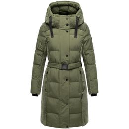 Wintermantel Navahoo "Wintermantel Funkelteddy 14", Damen, Gr. XL, gr&uuml;n (olive leaf), Obermaterial: 100% Polyester PES. Obermaterial: Futter: 100% Polyester PES. 100% Polyester PES., M&auml;ntel Wintermantel