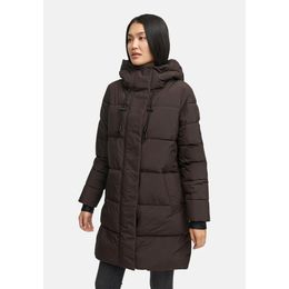 Winterjacke Marikoo "Marikoo Kaituu Damen Winter Steppjacke N008", Damen, Gr. XXL, braun (choco), Obermaterial: 100% Polyester PES., Jacken Winterjacke