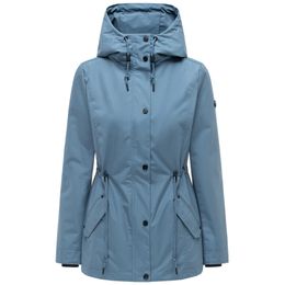 Outdoorjacke Marikoo "Marikoo Bonbonparty Damenjacke N124", Damen, Gr. M, blau (dusty blau), Obermaterial: 100% Polyester PES., Jacken Outdoorjacke
