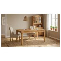 Esstisch OTTO HOME "Danuta", beige (natur ge&ouml;lt), B:140cm H:75cm T:90cm, Tische, Esstisch, wahlweise mit Schublade, aus massiver Kiefer, FSC-zertifiziert