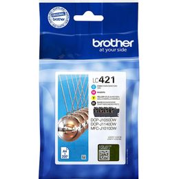 Brother Tintenpatrone "LC-421 Value Pack", schwarz, Tintenpatronen, Tintenpatrone