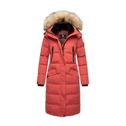 Winterjacke Marikoo "Marikoo Schneesternchen Damen Winter Steppjacke B890", Damen, Gr. M, pink (rouge), Obermaterial: 100% Polyester PES., Jacken Winterjacke