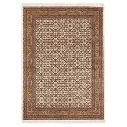 Orientteppich OCI DIE TEPPICHMARKE "HIMALI HERATI" Gr. 2, beige (creme, beige), B:90cm H:20mm L:160cm, Wolle, Teppiche, Orientteppich, reine Wolle, handgekn&uuml;pft, mit Fransen, Wohnzimmer