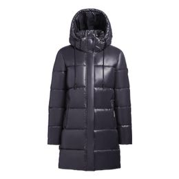 Steppjacke Khujo "Steppjacke Jadet2-YM", Damen, Gr. M, blau (schwarz cloud blau), Obermaterial: 100% Nylon NY. Obermaterial: Futter: 100% Nylon NY. 100% Polyester PES., Jacken Steppjacke
