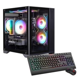 GAMEMAX Gaming-PC "Infinity Mini BK 7479", schwarz, Microsoft Windows 11 Home (64 Bit), 32 GB RAM 1.000 GB SSD, Desktop-PCs, Windows 11, DDR5 RAM, Gaming-PC