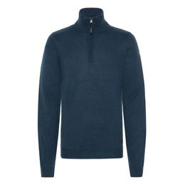 !Solid Troyer SOLID "Troyer SDBATIK", Herren, Gr. XXL, blau (insignia blau), Obermaterial: 100% Polyacryl PAN., Pullover Troyer