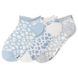 Gina Benotti 3 Paar Damen Sneaker-Socken im Set