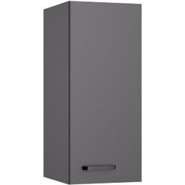 H&auml;ngeschrank KOCHSTATION "KS-Paula", anthrazit, anthrazit, B:30cm H:70,4cm T:34,9cm, Schr&auml;nke, H&auml;ngeschrank, 30 cm breit, 70 cm hoch, mit 1 T&uuml;r, 2 Einlegeb&ouml;den