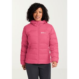 Daunenjacke Jack Wolfskin "ATHER DOWN HOODY W RDS", Damen, Gr. L (42/44), bubblegum, Obermaterial: 100% Polyester. Futter: 100% Polyester. F&uuml;llung: 90% Entendaune 10% sonstige Fasern, Jacken Daunenjacke