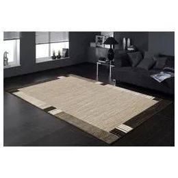 Teppich OCI DIE TEPPICHMARKE "CASTLE FLORA, auch als L&auml;ufer und in rund", beige (beige, braun), B:240cm H:20mm L:340cm, Polypropylen (PP), Teppiche, Teppich, dichter Fris&eacute; Kurzflor, farbiger Bord&uuml;re, Wohnzimmer, Schlafzimmer