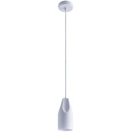 Paco Home Pendelleuchte "HURLEY I", wei&szlig;, 1, &Oslash; 12cm H: 28,5cm, Leuchten, H&auml;ngelampe Esszimmer K&uuml;chenlampe H&auml;ngend Esstischlampe Innen Gold, Pendelleuchte