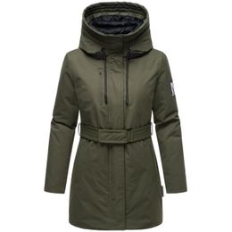 Winterjacke Navahoo "Parka Eishauch 14", Damen, Gr. L, gr&uuml;n (schwarz olive), Obermaterial: 55% Nylon NY. 45% Baumwolle CO. Obermaterial: Futter: 100% Polyester PES. 100% Polyester PES., Jacken Winterjacke