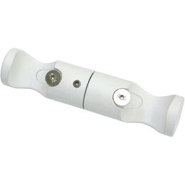 Sch&ouml;ner Wohnen Kollektion Deckentr&auml;ger Adapter "f&uuml;r &Oslash; 20 mm", wei&szlig; (wei&szlig;, matt), SCH&Ouml;NER WOHNEN-KOLLEKTION, Sichtschutzbefestigungen, Deckentr&auml;ger Adapter, Serie Einzelprogramm Leon &Oslash; 20 mm
