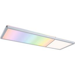 Paulmann LED Panel "Atria Shine", grau (chromfarben), 1, H: 2,8cm, 1 Stk., Leuchten, LED Panel