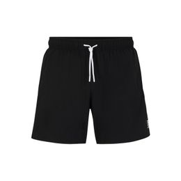 Badeshorts BOSS "Badeshorts Iconic", Herren, Gr. L, N-Gr, schwarz, Obermaterial: 100% Polyester PES. Futter: 100% Polyester PES., Badehosen Badeshorts