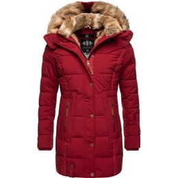 Wintermantel Marikoo "Wintermantel Lieblings Jacke", Damen, Gr. S, rot (blood rot), Obermaterial: 100% Polyester PES. Obermaterial: Futter: 100% Polyester PES. 100% Polyester PES., M&auml;ntel Wintermantel