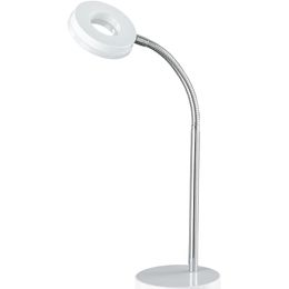 REALITY LEUCHTEN LED Tischleuchte "Rennes", wei&szlig;, 1, H: 40cm, 1 Stk., Leuchten, Schreibtischlampe, verstellbarer Flexarm, wei&szlig;, warmwei&szlig;, 3000 Kelvin, LED Tischleuchte