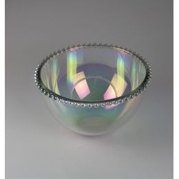 Dekoschale AM Design "aus Glas", klar, B:0,47cm T:8,5cm &Oslash;:16,3cm, Glas, Dekoschalen, Dekoschale, 3er Set, &Oslash;: 16,3 cm