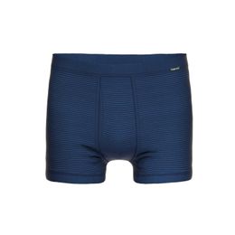 Boxershorts Ammann "Boxershort Jeans Boxer Briefs 1er Pack", Herren, Gr. L, blau (dunkelblau), Obermaterial: 75% Baumwolle CO. 25% Polyester PES., Unterhosen Boxershorts