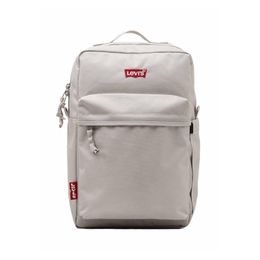 Levi's Schultertasche LEVI'S "Rucksack", Damen, Gr. B/H/T: 26,5cm x 40,5cm x 13cm 0, grau (hellgrau), Obermaterial: 100% Polyester PES., Taschen Schultertasche