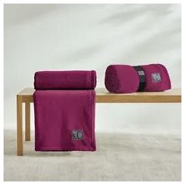 Wohndecke s.Oliver "s.Oliver Decke Kuschelsoft", pink (magenta), B:150cm L:200cm, Polyester, Wohndecken, Wohndecke, 150 x 200 cm, in bunten Farben, weich, 330g/m2