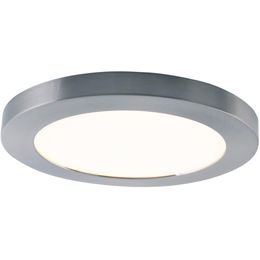 N&auml;ve N&Auml;VE LED Deckenleuchte "Bonus", wei&szlig;, 1, &Oslash; 22,5cm H: 1,9cm, 1 Stk., Leuchten, 3 Lichtfarben, 2-in-1-Optik,Ring chrome magetisch abnehmbar, LED Deckenleuchte
