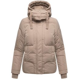 Steppjacke Navahoo "Steppjacke Zauberlicht 14", Damen, Gr. XXL, braun (taupe grau), Obermaterial: 100% Polyester PES. Obermaterial: Futter: 100% Polyester PES. 100% Polyester PES., Jacken Steppjacke